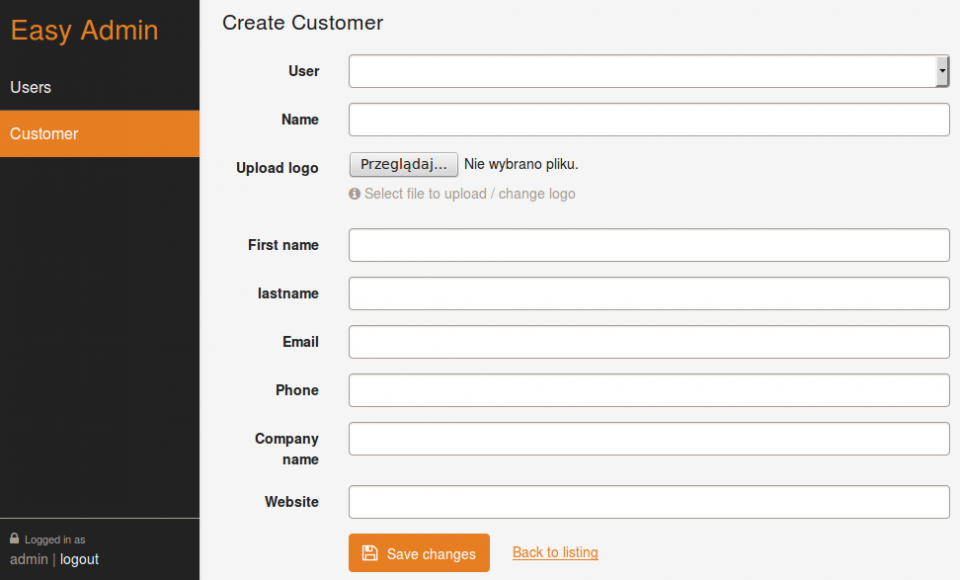 More with EasyAdminBundle